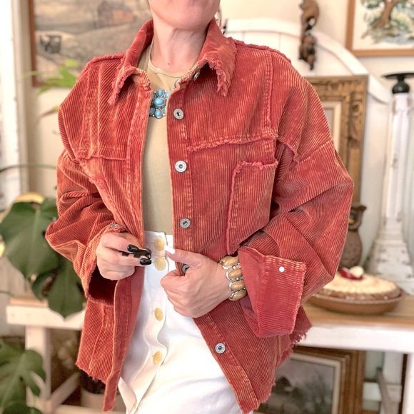 Umgee | Jackets & Coats | New Oversized Cozy Fall Corduroy Shacket ...